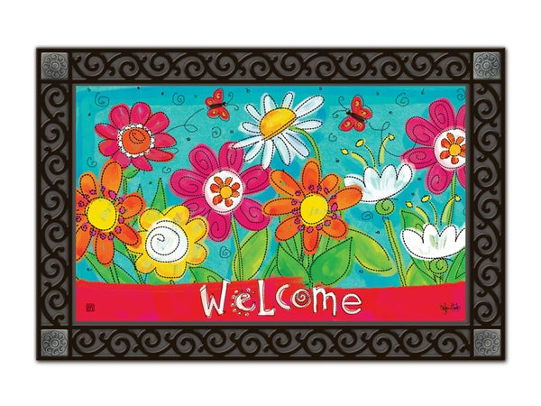 Welcome Blooms MatMate – Secret Garden Shop