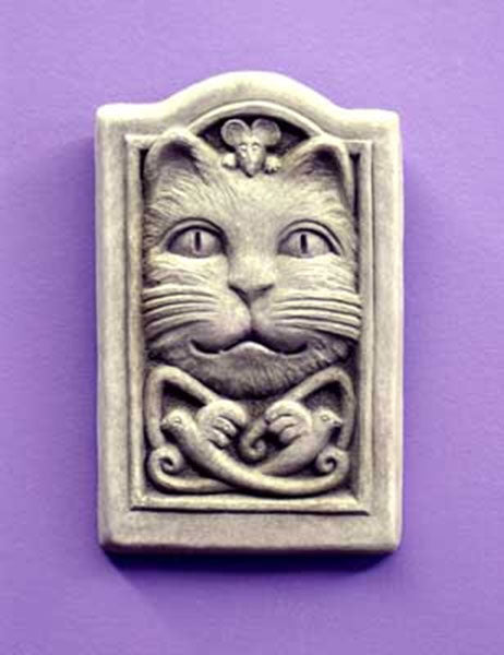 Carruth Studio Celtic Cat Stone Plaque – Secret Garden Shop